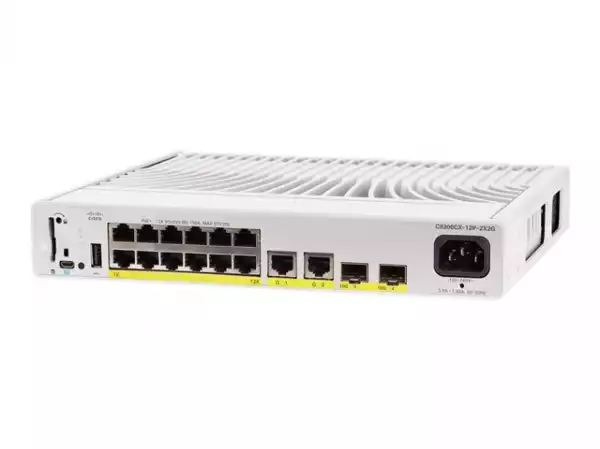 CISCO Catalyst 9000 Compact Switch 12-Port C9200CX-12P-2X2G-E|Fly.bg
