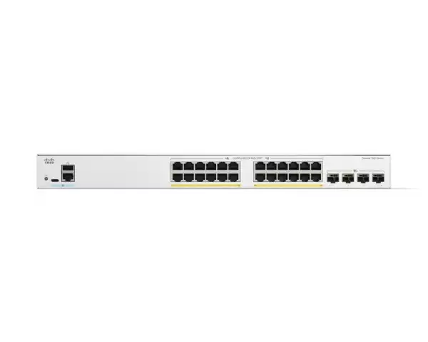 CISCO Catalyst 1200 24-port GE PoE 4x10G SFP+ (P) C1200-24P-4X|Fly.bg