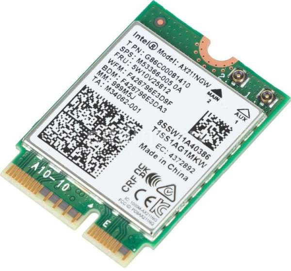 Мрежова карта Intel® Wi Fi 6e Ax211 Gig 2230 2x2 Ax R2 6ghzbt 0533
