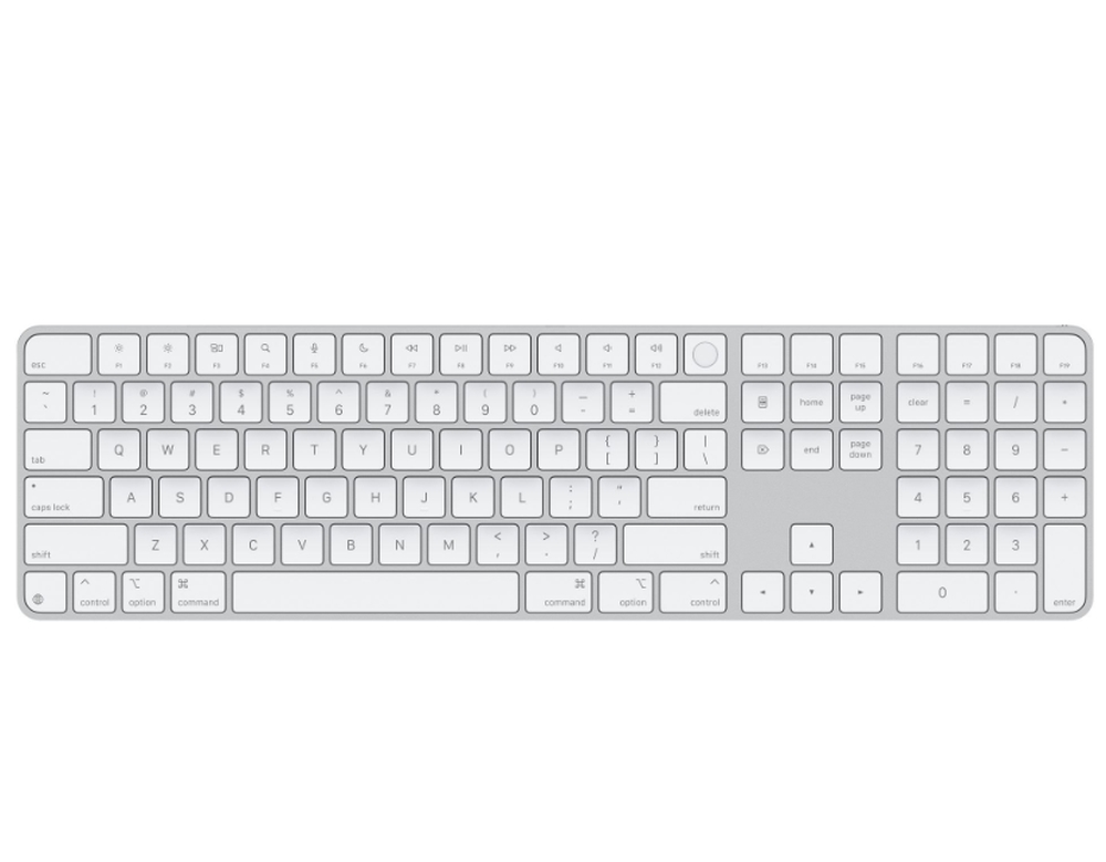 Apple Magic Keyboard (2024) w Touch ID and Numeric Keypad - US English ...